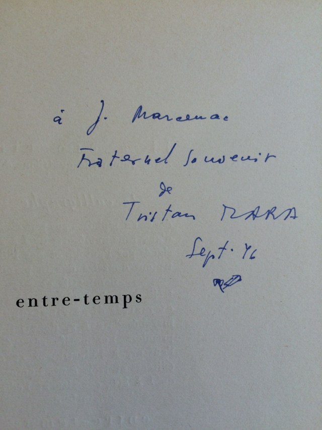 Tristan Tzara in 1946 – Languages across Borders