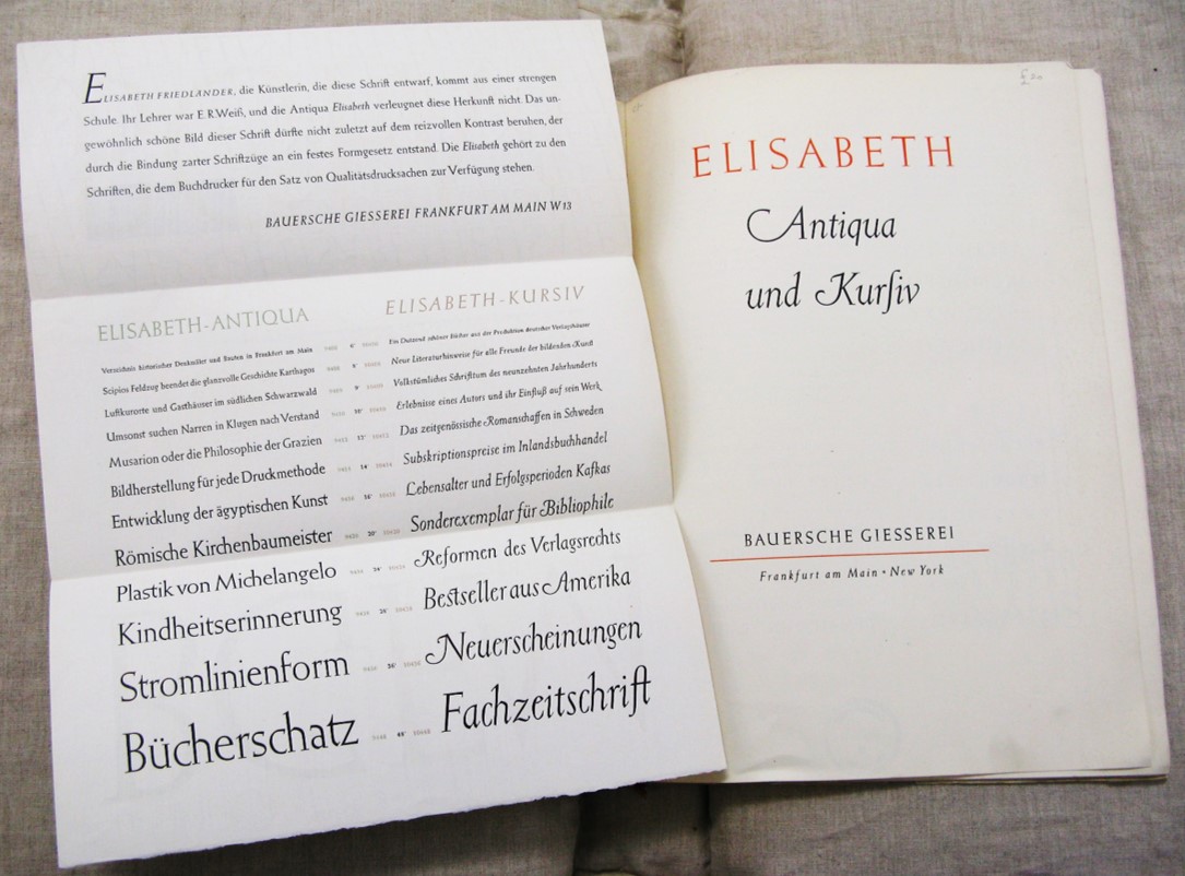 Elizabeth Friedlander, modern print designer – Languages across Borders