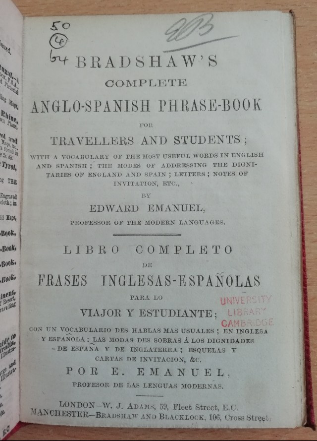 Two books for learning Spanish in 19th century England – Languages ...
