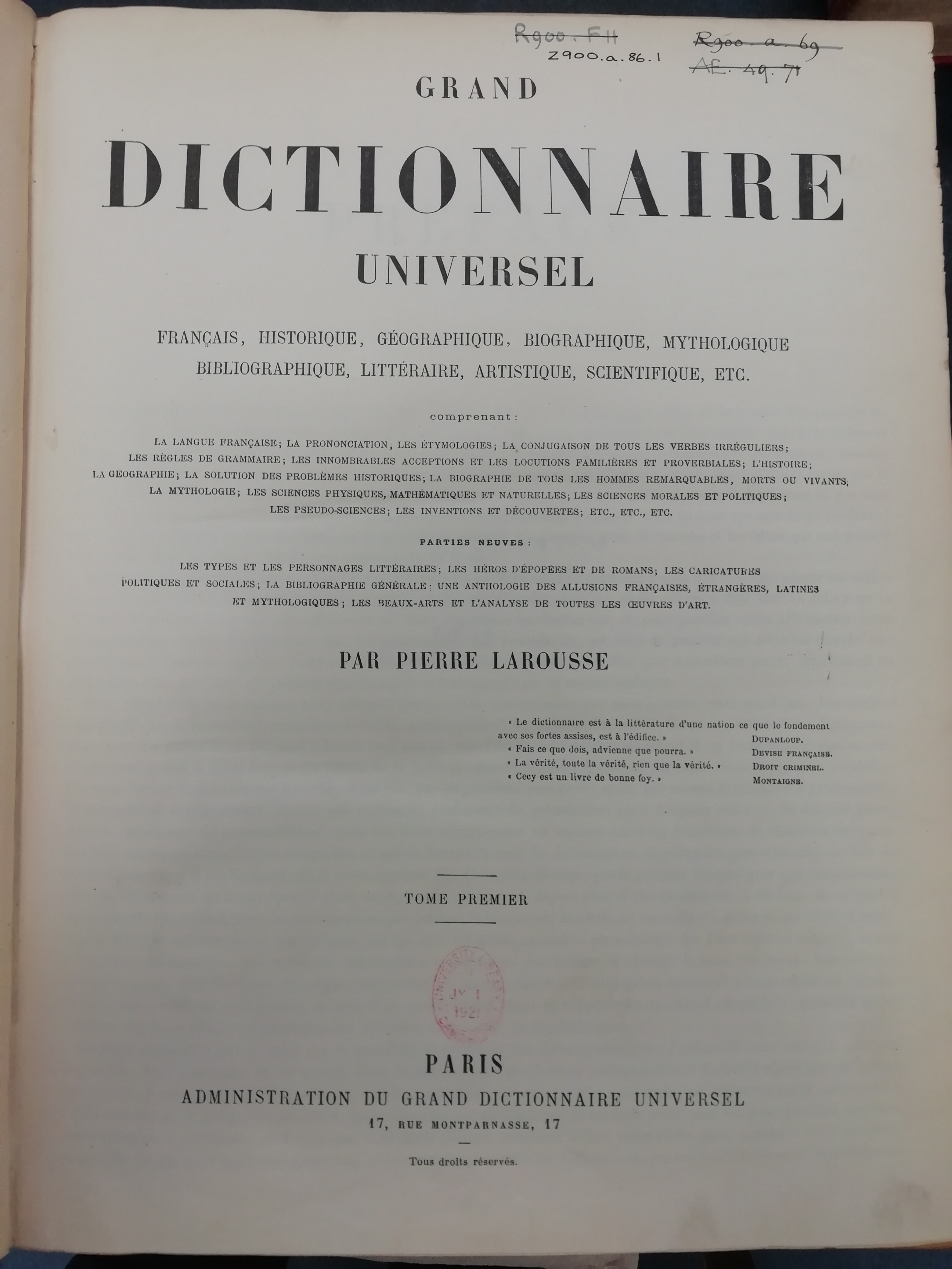 Education and publishing: the legacy of Pierre Larousse (1817-1875 ...