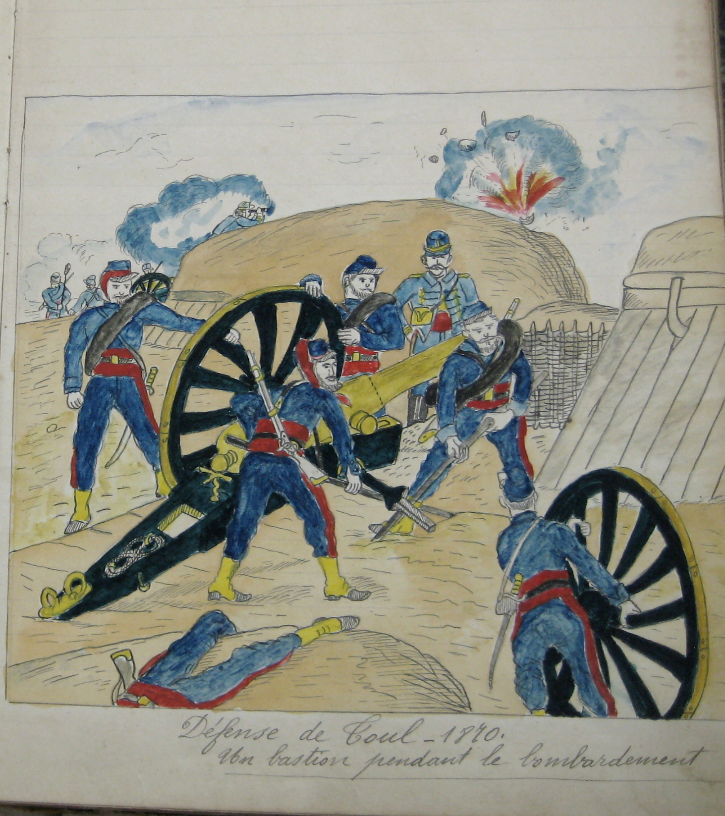 Drawings of the Franco-German war of 1870-71: a new acquisition at ...