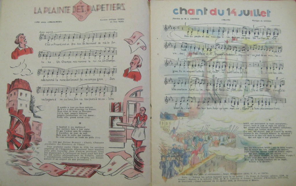 Songs of freedom : “Les chants de la liberté, 1789, 1830, 1848, 1870 ...