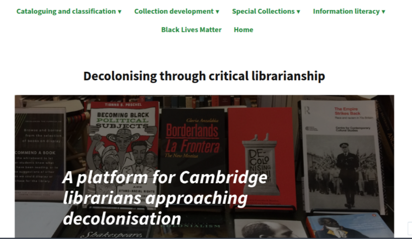 A paid internship to help decolonise library practice within the ...