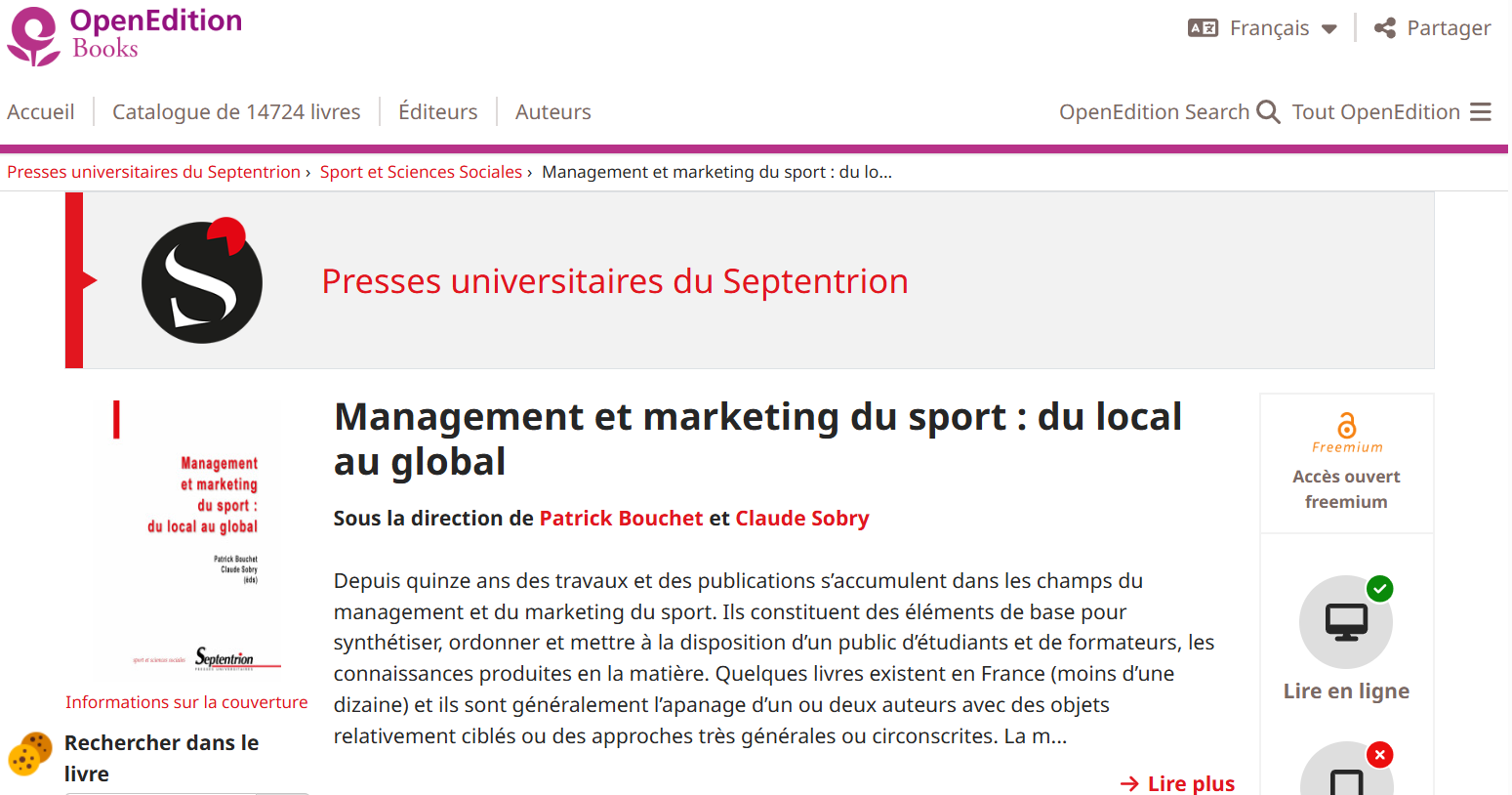 Celebrating the 2024 Paris Olympics with recent publications on (French ...